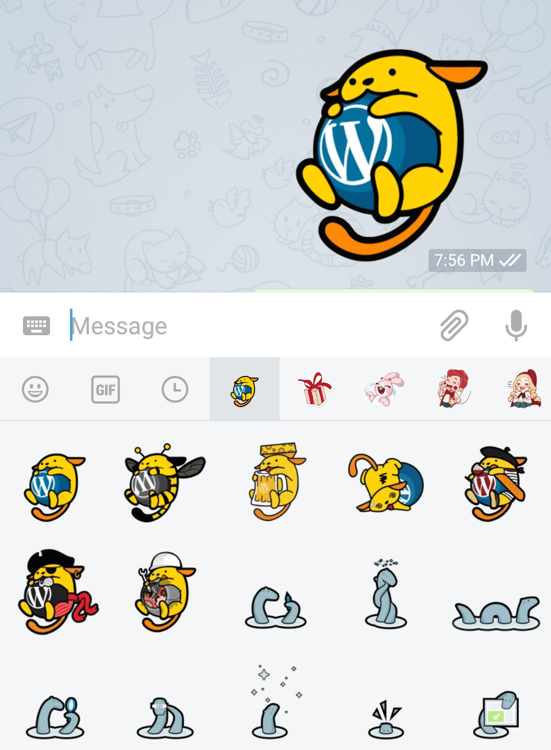 Automattic Releases Free WordPress Stickers App for iOS 10