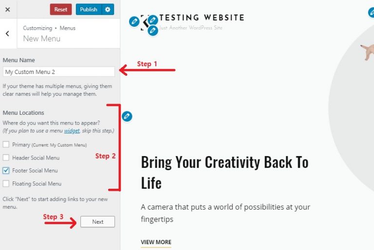 How to Create Custom Menus in WordPress | DevotePress