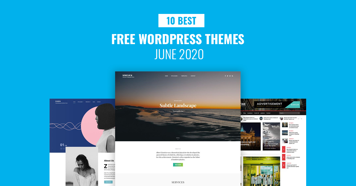 10 Best Free WordPress Themes – June 2020 - DevotePress