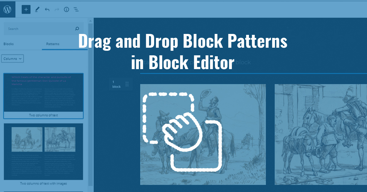 Drag and Drop Block Patterns in Block Editor - DevotePress