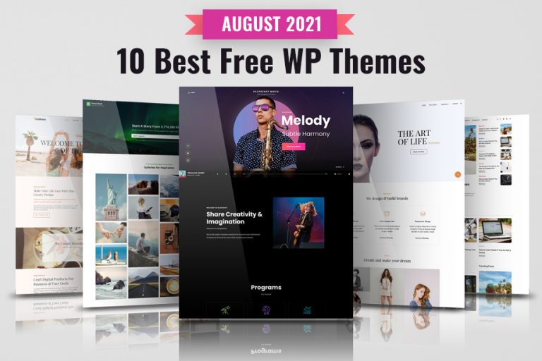 10 Best Free WordPress Themes of August 2021 - DevotePress