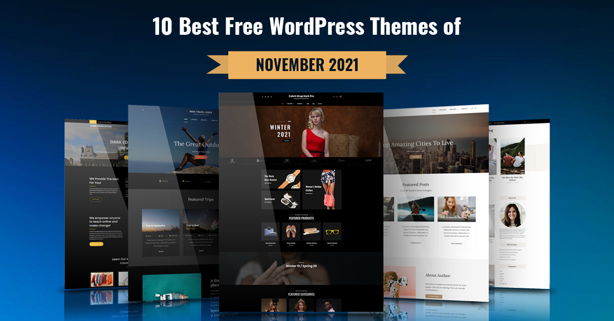 10 Best Free WordPress Themes of November 2021 - DevotePress