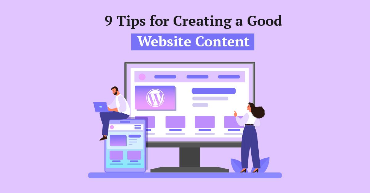 9 Tips for Creating Good Website Content - DevotePress