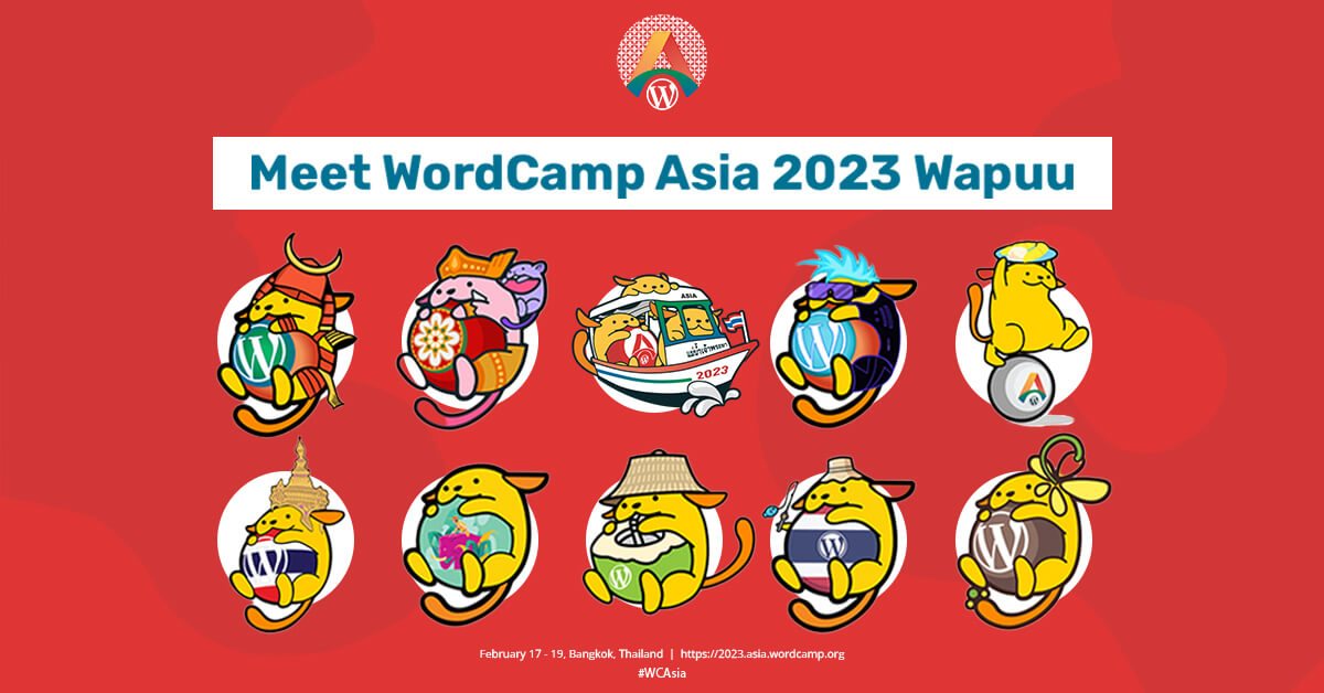 Meet WordCamp Asia 2023 Wapuu - DevotePress