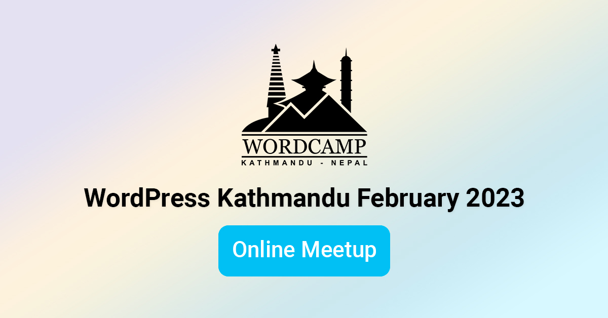 WordPress Kathmandu February 2023 Online Meetup - DevotePress