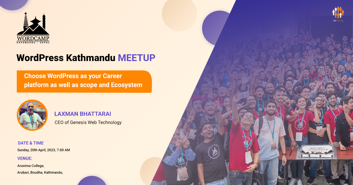WordPress Kathmandu Meetup 2023 Announced! - DevotePress