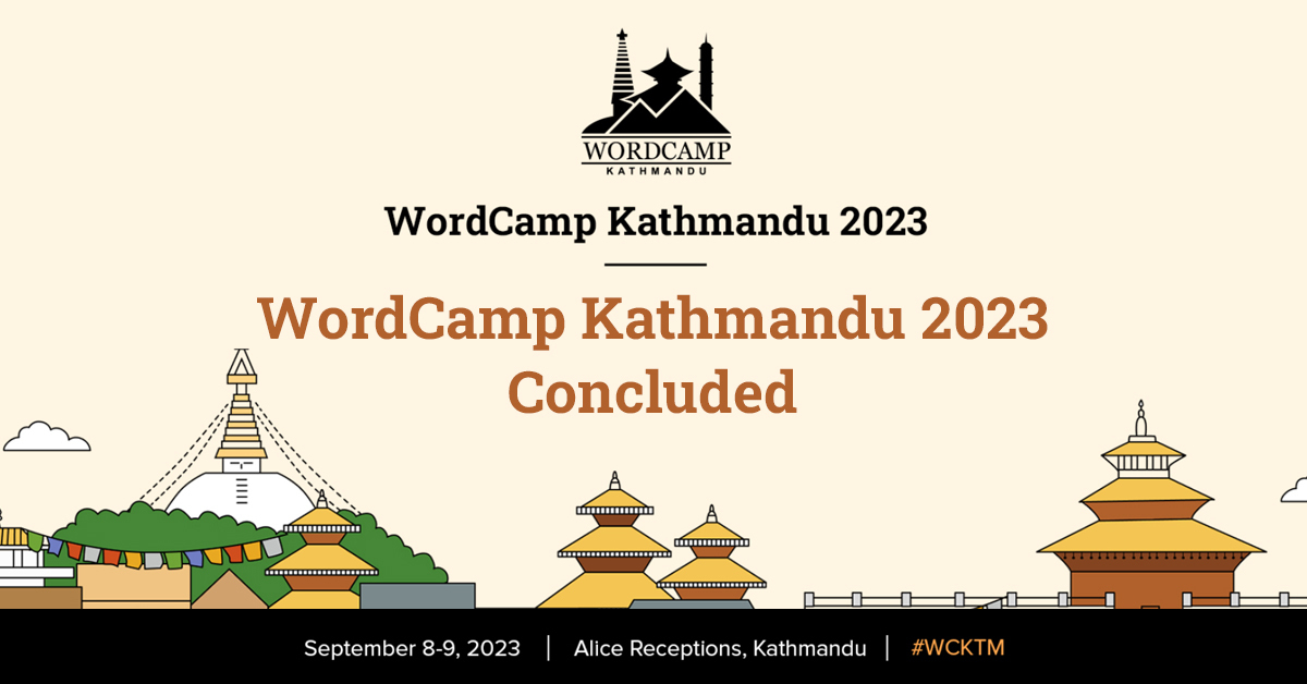 WordCamp Kathmandu 2023 Concluded - DevotePress